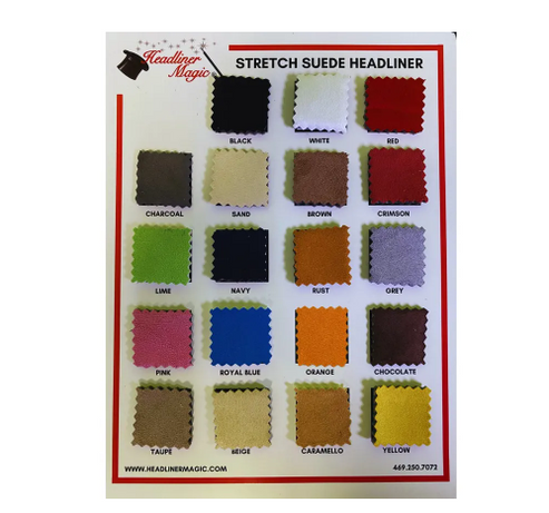 Suede American Flag Headliner Kit for Crew / Quad Cab Trucks HeadlinerMagic